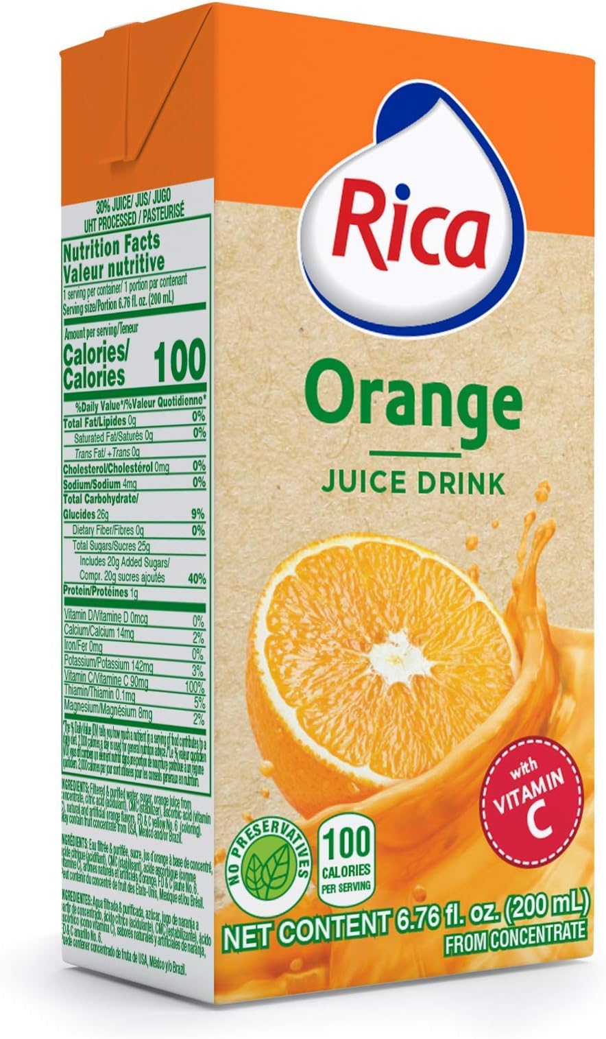 Amazon.com : RICA Fruit Punch Drink Lt With Vitamin C (6Pack) : Grocery ...