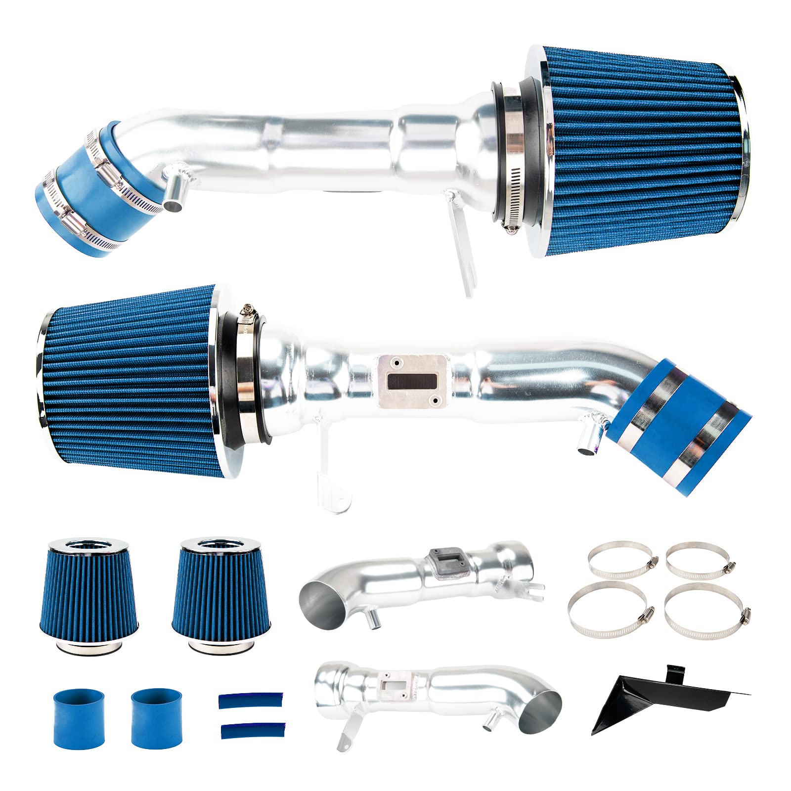 Amazon.com: AUTOSITY Cold Air Intake Kit, Aluminum Polished Car Air ...