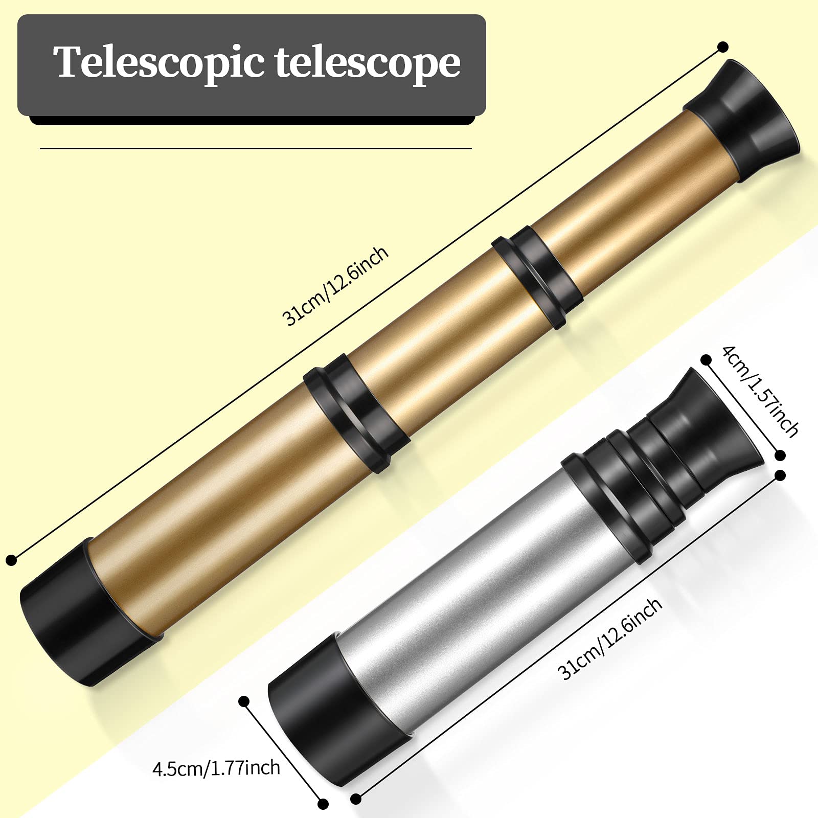 Extendable Expandable Deluxe Pirate Telescope Fancy Dress