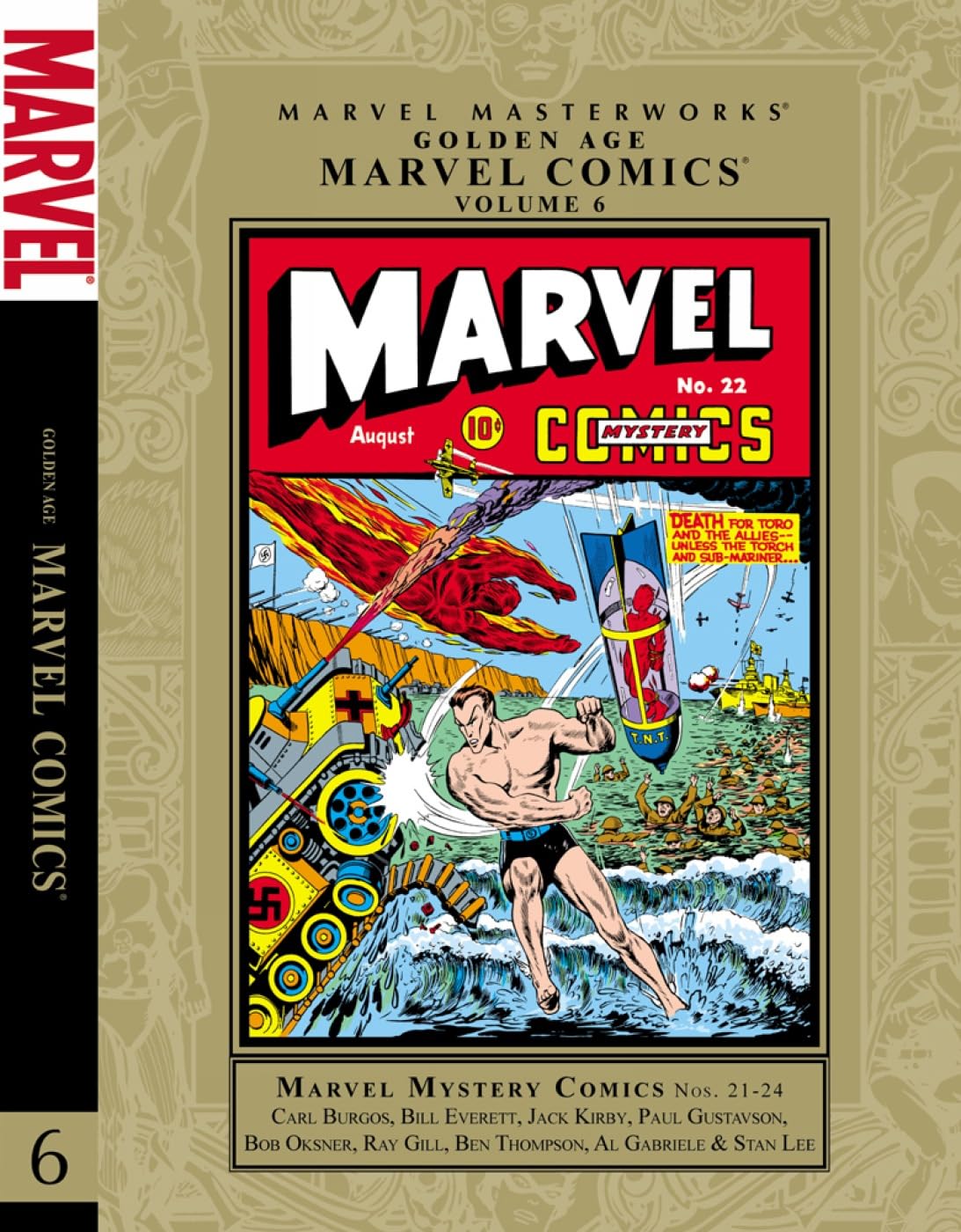 Amazon.com: Golden Age Marvel Comics 6 (Marvel Masterworks ...