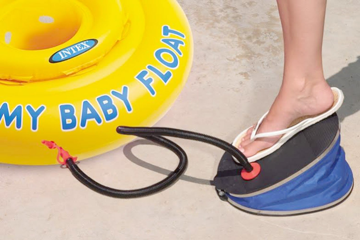 Intex Bellows Foot Pump – Hi-Quality & Hi-Volume Bellows Style Air Pump ...