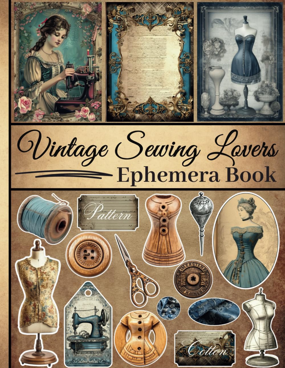 1920s Vintage Ephemera Printable STAMPERIA Ephemera Die Cuts ROSE