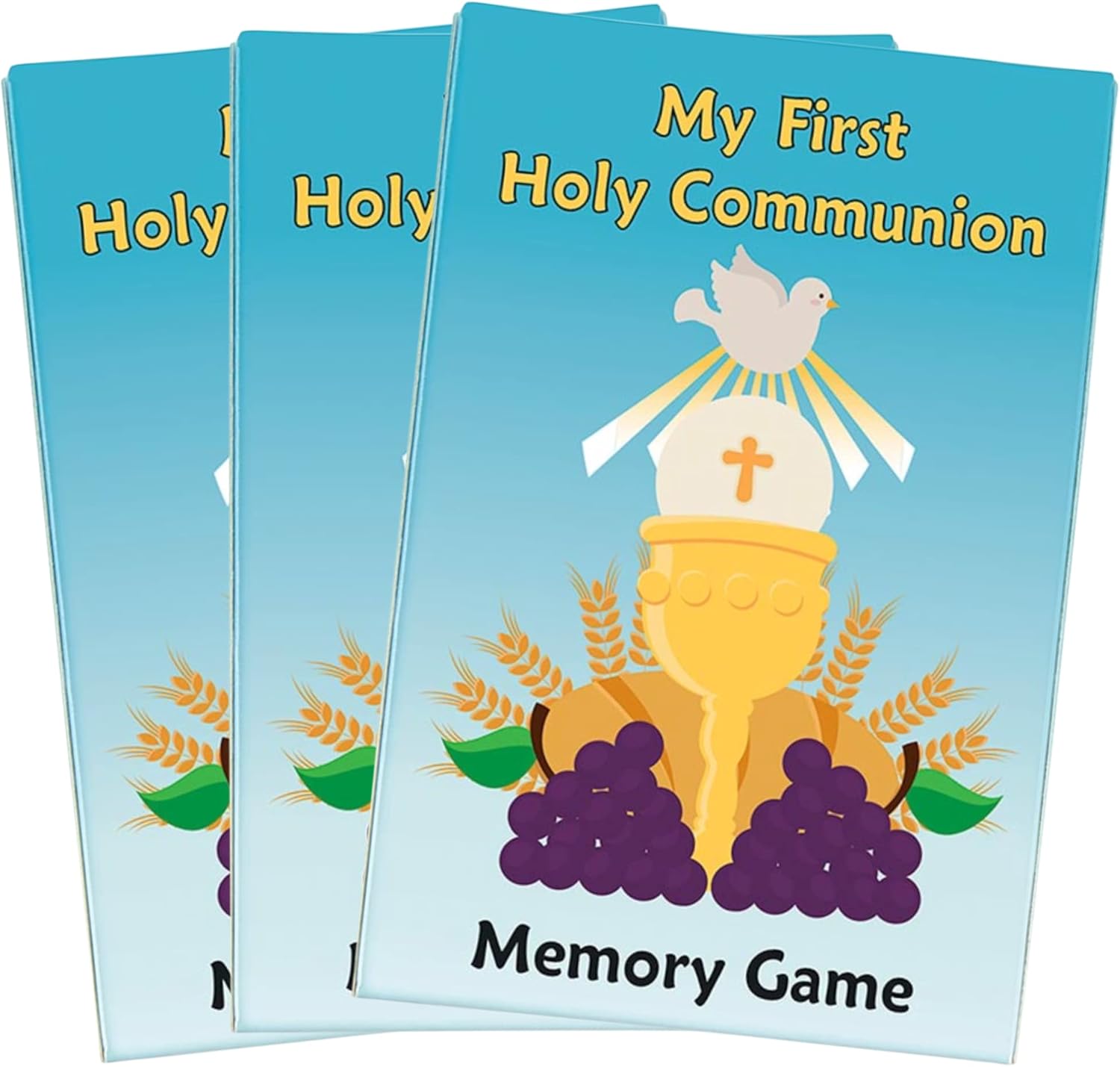 Amazon.com: Needzo My First Holy Communion Memory Matching Card Set ...