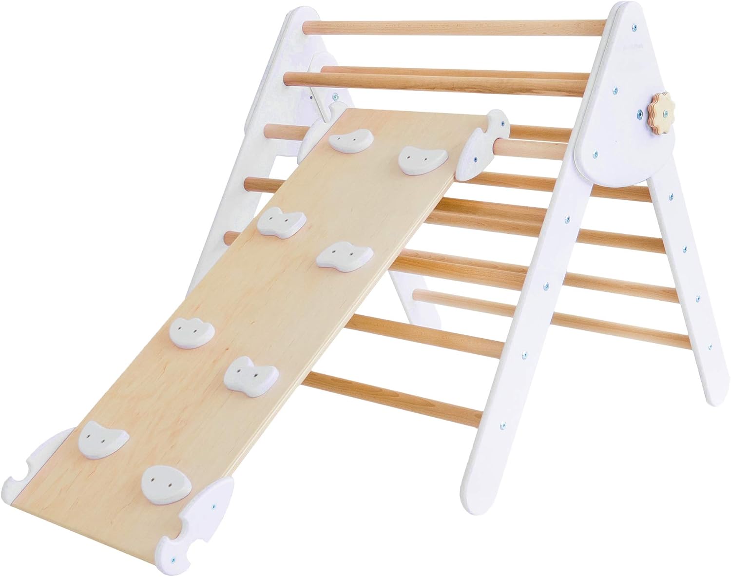 Amazon.com: Woodandhearts Triangle - Foldable Wooden Climbing Triangle ...