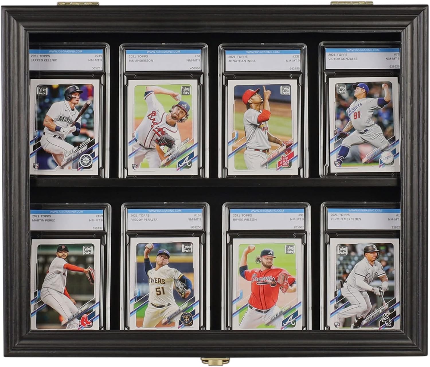 Amazon.com: Baseball Card Display Case - 8 Graded Sports Card Display ...