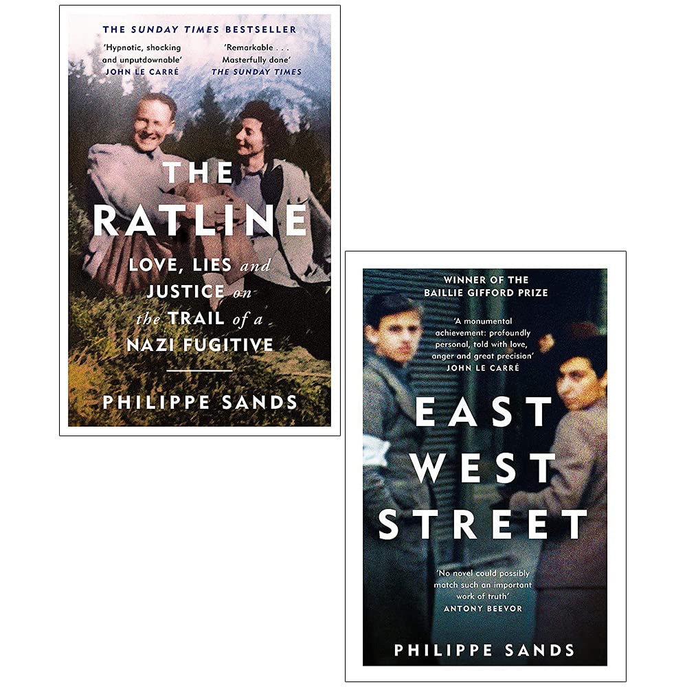Philippe Sands 2 Books Collection Set (The Ratline, East West Street ...