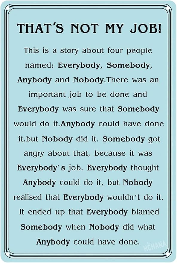 Amazon.com: Vintage Metal Tin Sign Fashionable That's not My Job ...