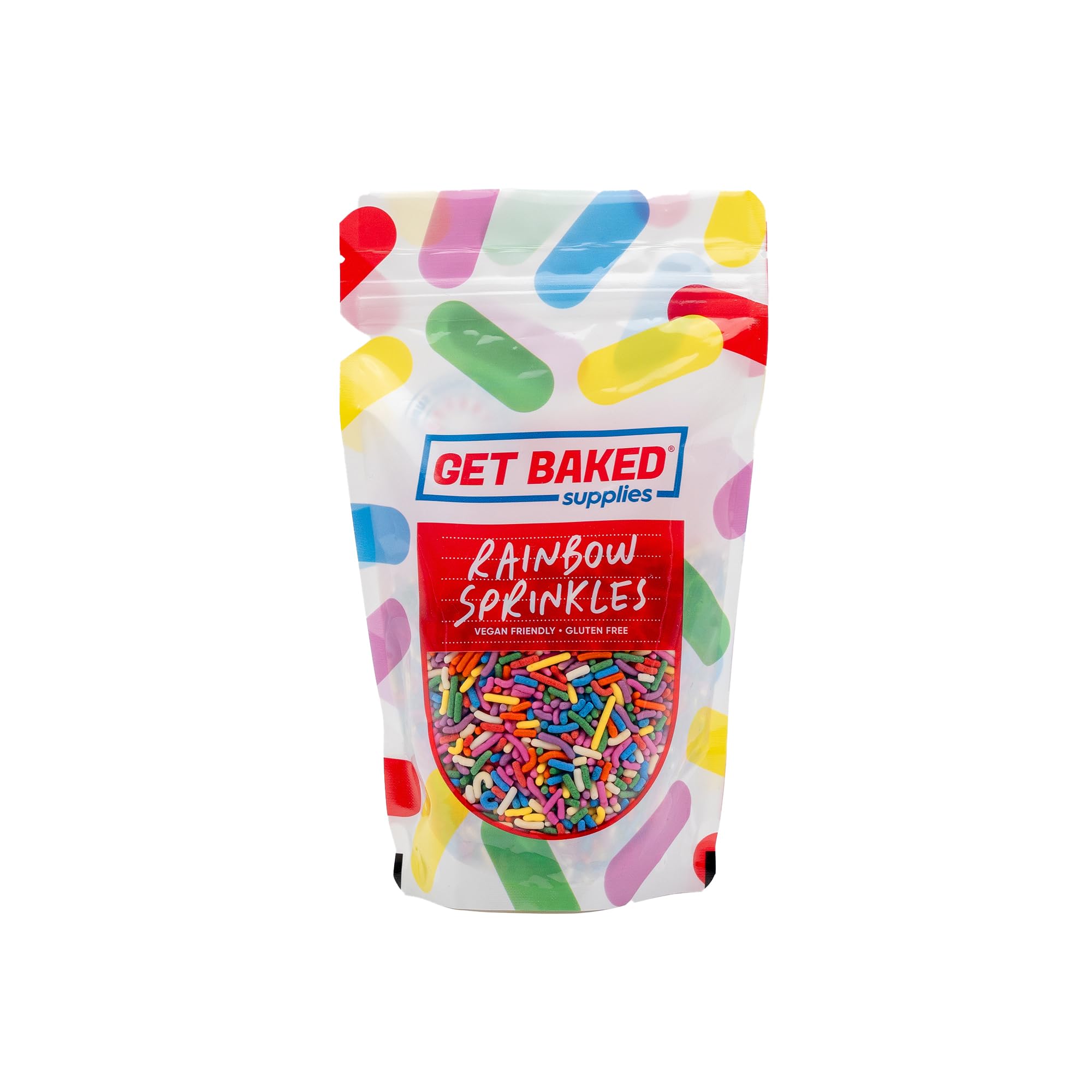 Get Baked Rainbow Sprinkles 200g : Amazon.co.uk: Grocery