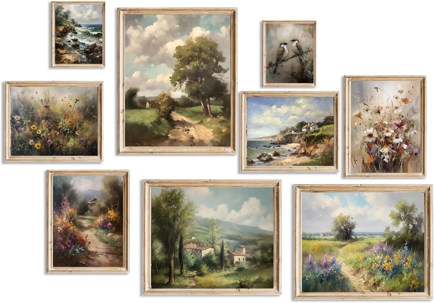 Amazon.com: Vintage Wall Art for Living Room,French Country Decor ...