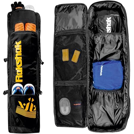 Buy RAKSHAK Rogue Jumbo Hockey Bag (Black) Online at Low Prices in ...