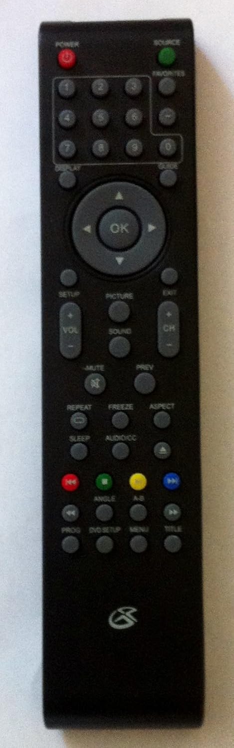 Amazon.com: GPX TV Replacement Remote Control 3220 TD3220B TD3220R ...