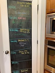 Amazon.com: Holotap Extra Large Chalkboard Sticker 35.4" X 78.7" Self ...