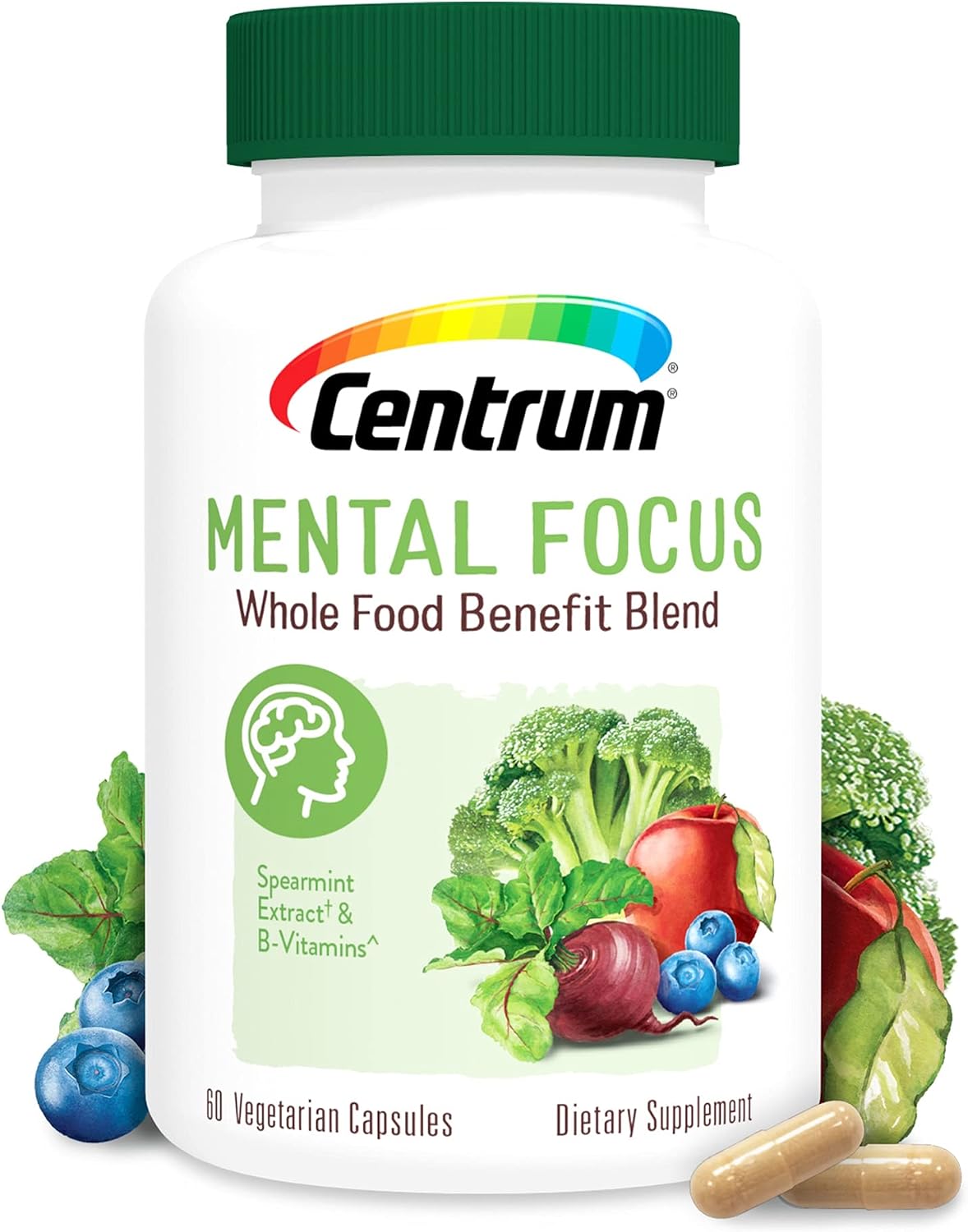 Amazon.com: Centrum Suplemento nootrópico de enfoque mental, con ...