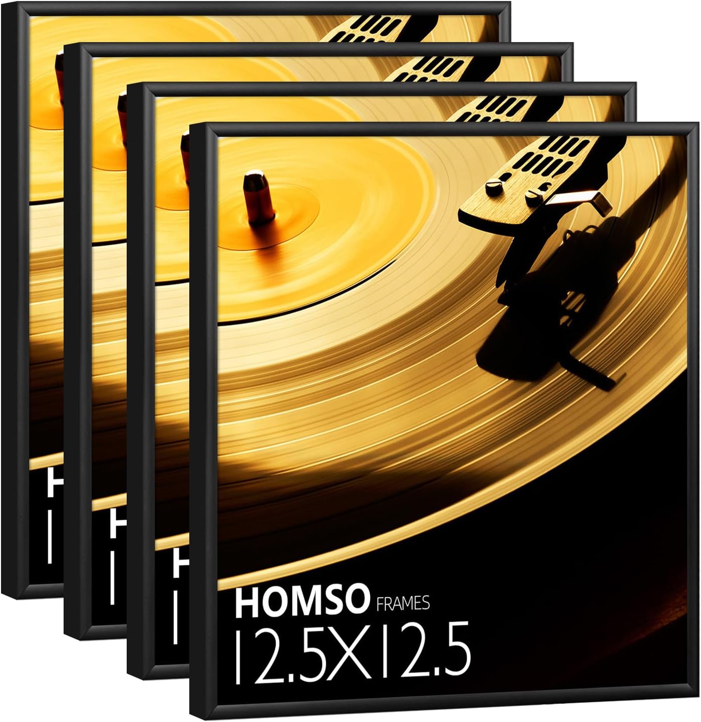 Amazon.com - Homso Black Music Album Frames for Vinyl Records, 12.5" x ...