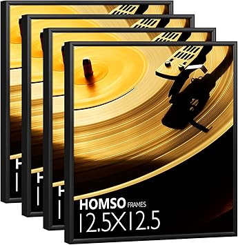 Amazon.com - Homso Black Music Album Frames for Vinyl Records, 12.5" x ...
