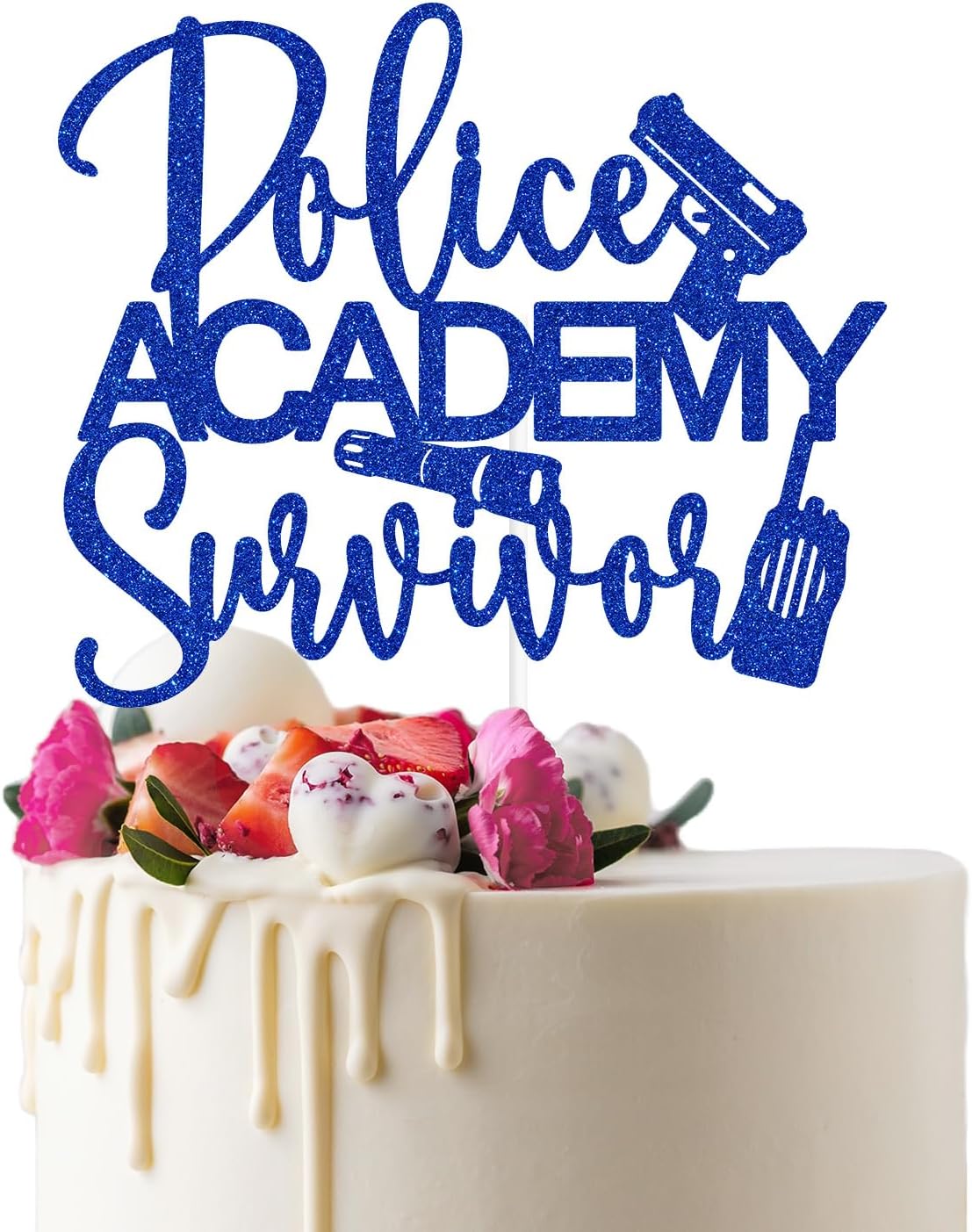 Amazon.com: Police Academy Survivor Cake Topper, Congrats Police ...