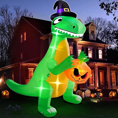 Amazon.com: TURNMEON 12 Foot Giant Halloween Inflatables Stacked ...
