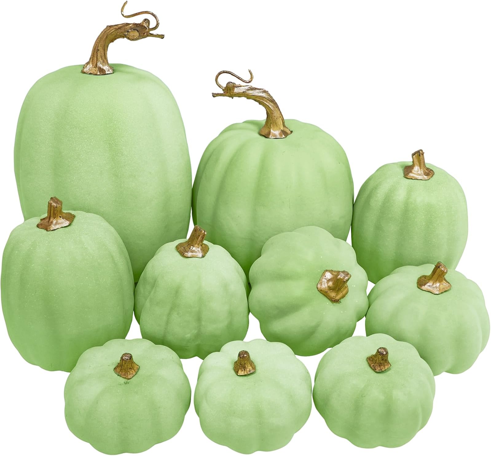 Amazon.com: BINPURE Fall Decorations for Home Artificial Fake Pumpkins Thanksgiving Pumpkins Set ...