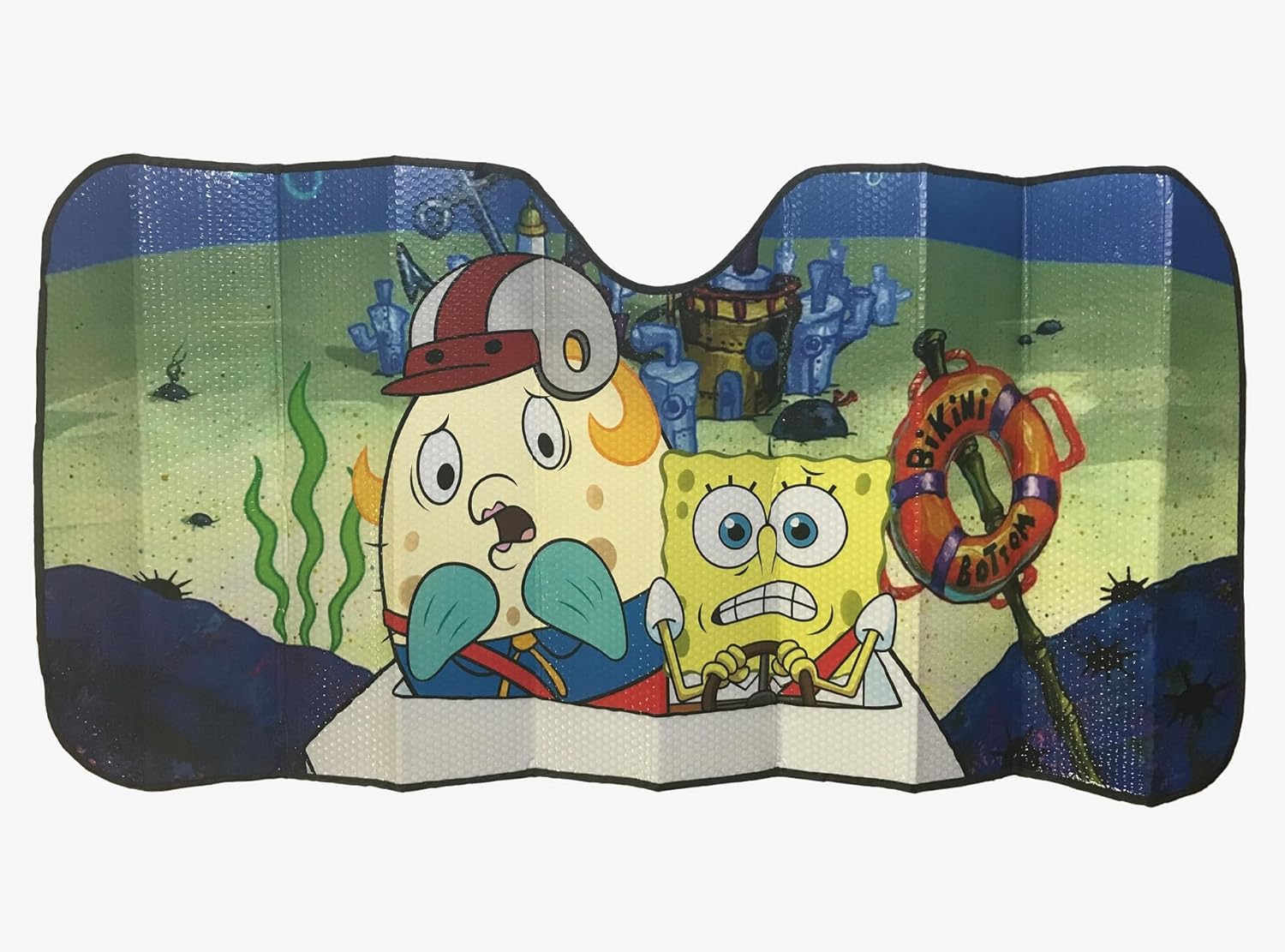 Amazon.com: Spongebob Squarepants Car Sun Shade, Featuring Spongebob ...