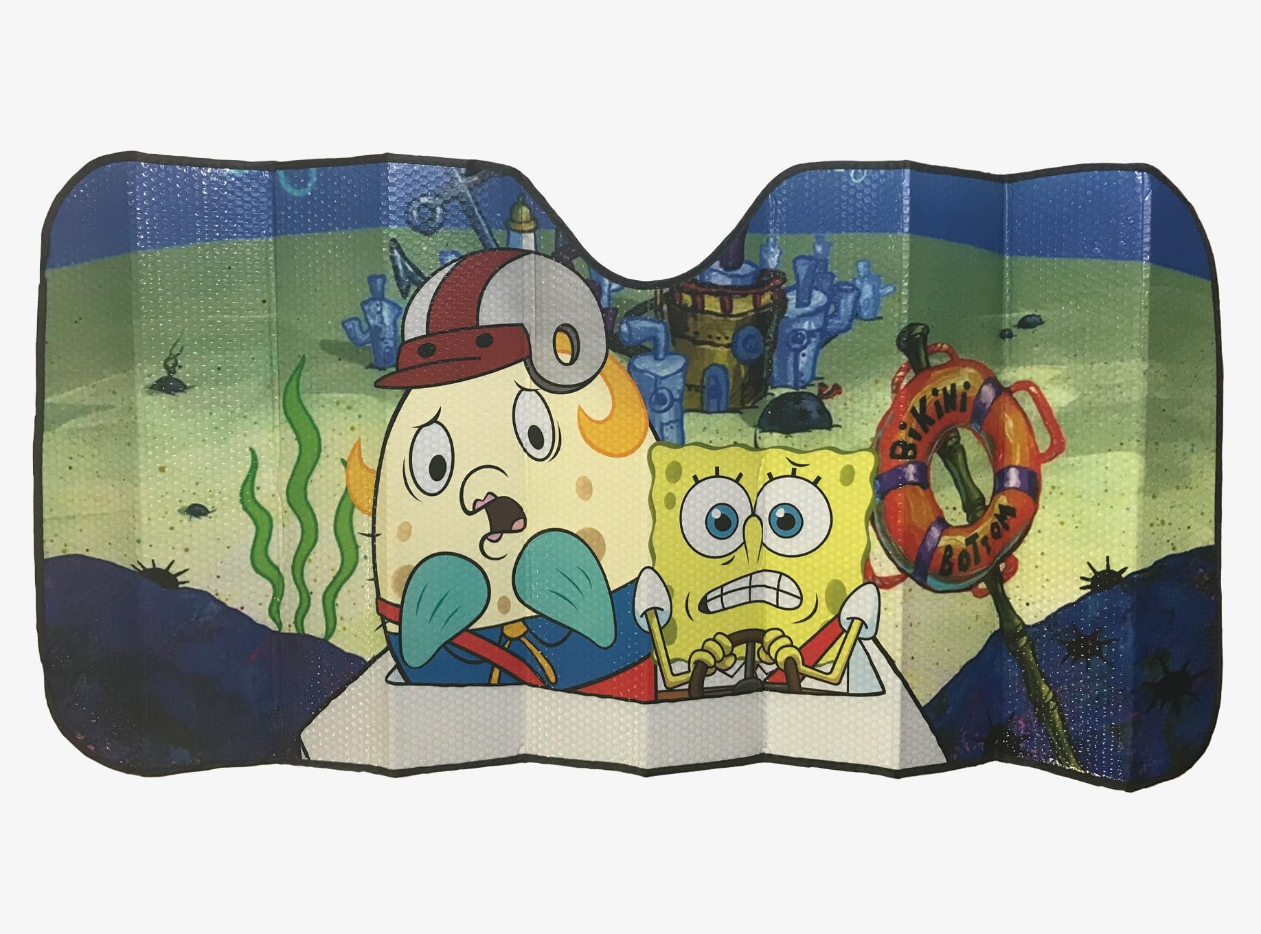 Amazon.com: Spongebob Squarepants Car Sun Shade, Featuring Spongebob ...