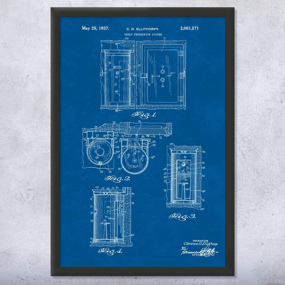 Vault Blueprint Wallpaper Mena Bank Set Blueprints American Made