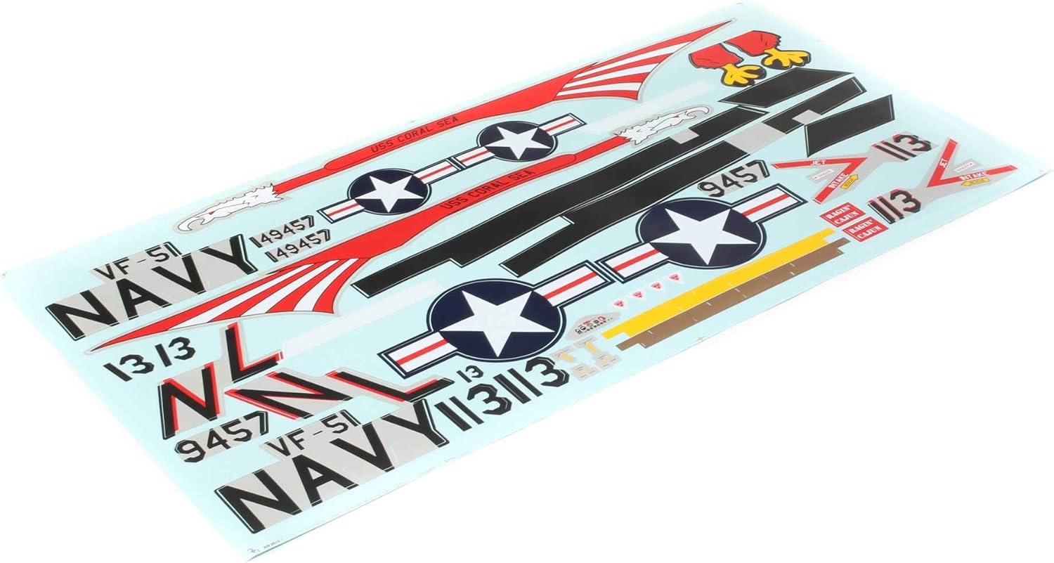Amazon.com: E-flite Decal Set F-4 Phantom II 80mm EDF- EFL7992 Decals ...