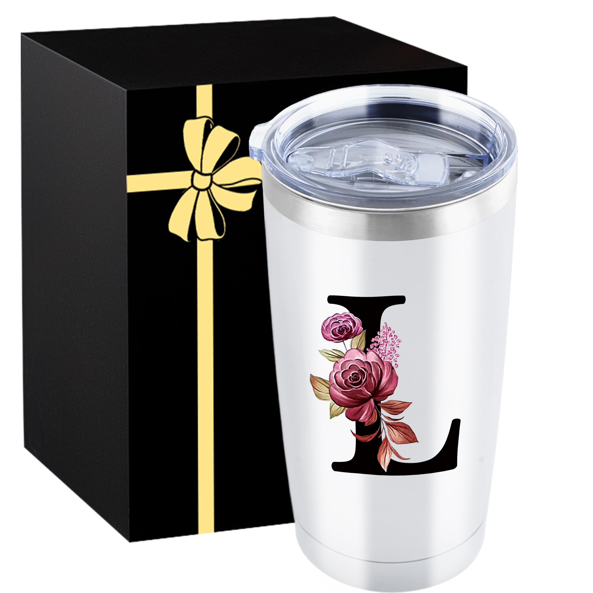 Amazon.com | 20 Oz Insulated Coffee Cup with Lid Car Tumbler Travel Mug ...