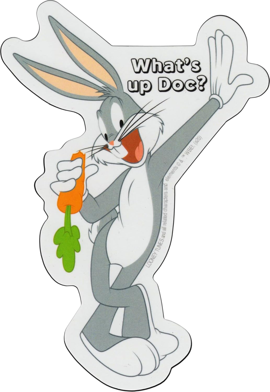 Amazon.com: Looney Tunes - Bugs Bunny "What's Up Doc?" - Die Cut Sticker/Decal : Toys & Games