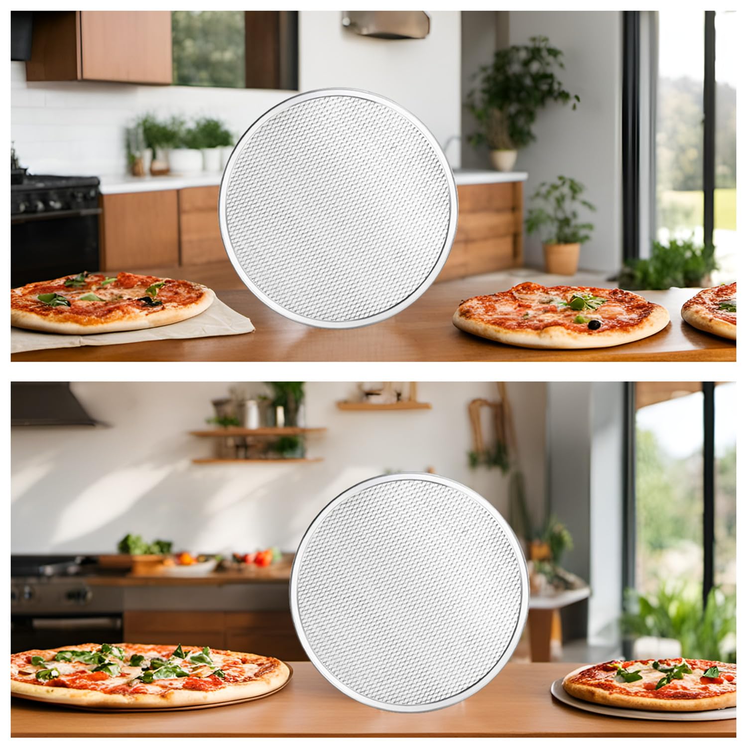 Snapklik.com : 3 Pack Pizza Screen, Nonstick Pizza Screen 14 Inch ...