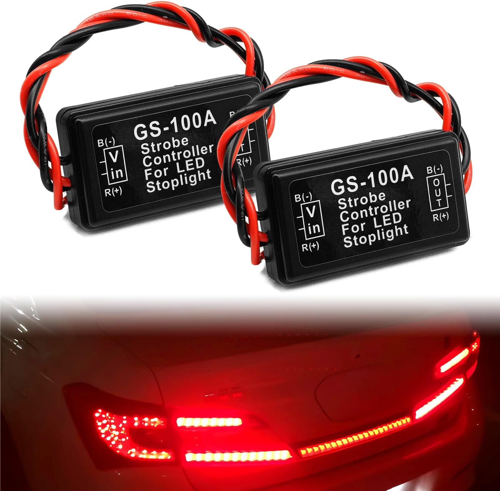 Amazon.com: Brake Light Flash Strobe Controller Brake Flasher LED Flash ...