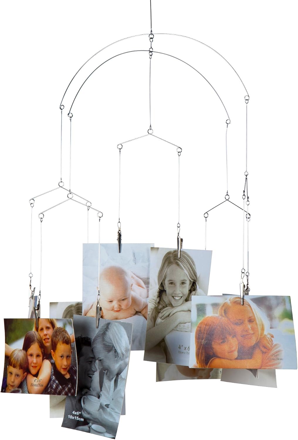 Amazon.com: Truu Design Metal Hanging Photo Clips, 10 x 9.5 inches ...