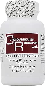 Amazon.com: Pantethine 300mg (Pantesin) 60 Cápsulas Blandas - Paquete ...