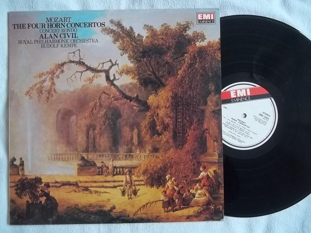 Amazon.co.jp: EMX 2004 ALAN CIVIL Mozart Four Horn Concertos vinyl LP ...