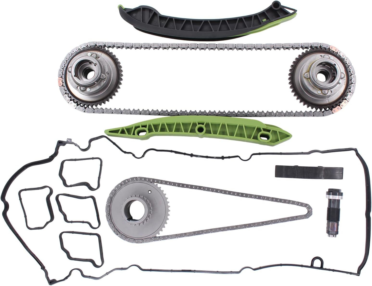 Amazon.com: MOTOKU Engine Timing Chain Kit with Camshaft Adjuster ...