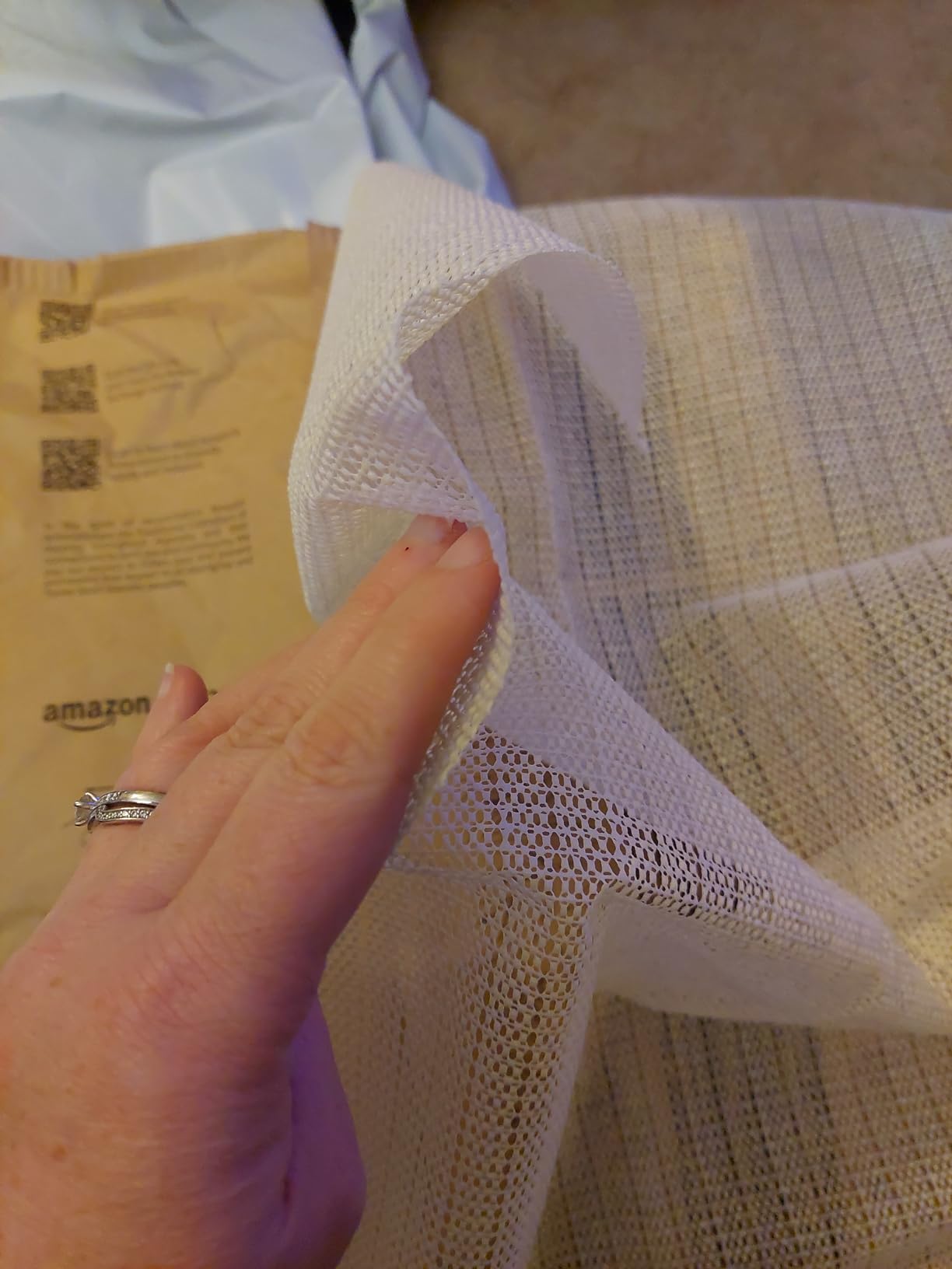 Anti Slip Rug Underlay 70X200CM PVC Non Slip Matting Rug Underlay ...