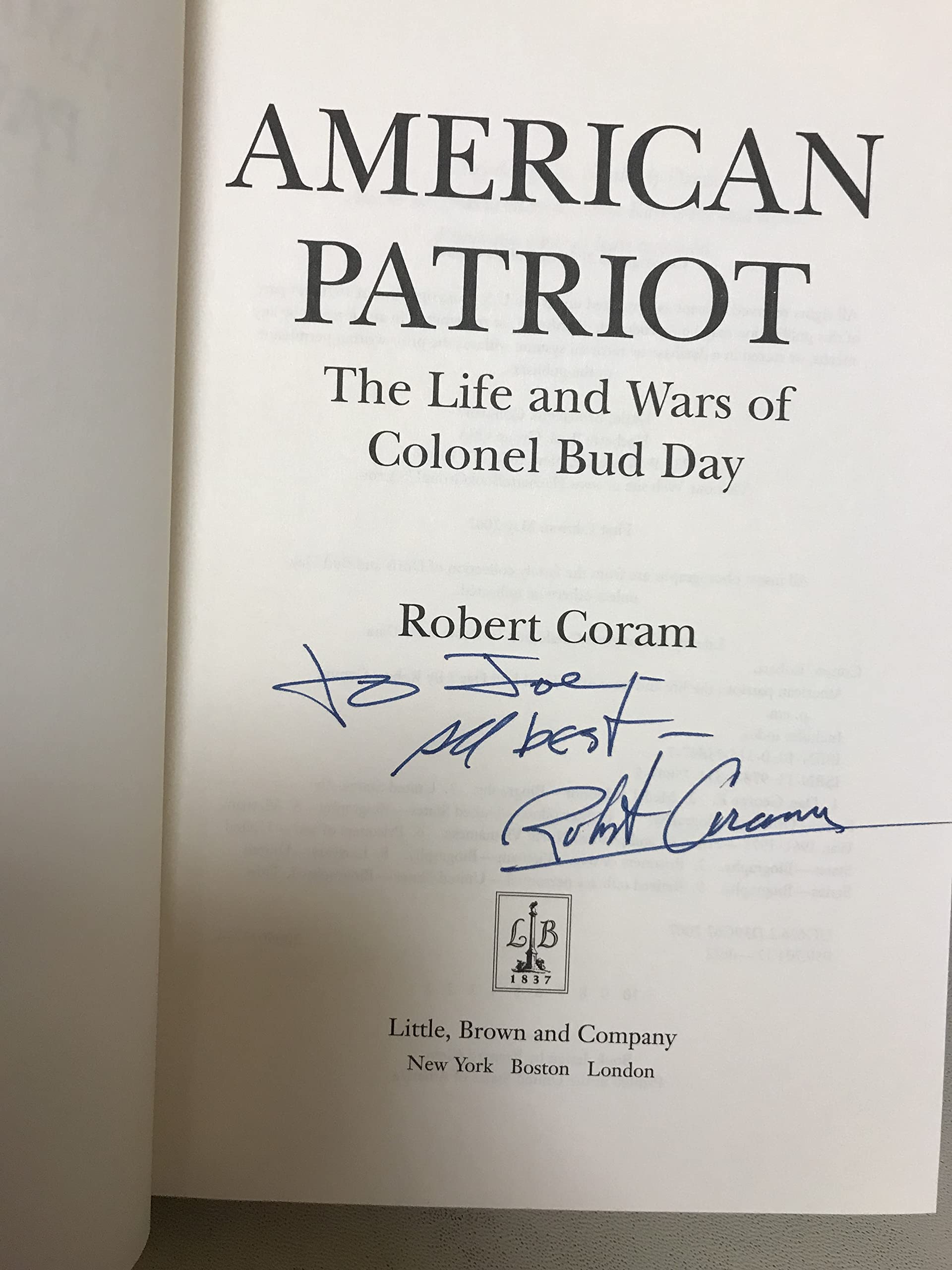 Amazon.com: American Patriot: The Life and Wars of Colonel Bud Day ...