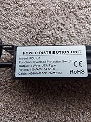 Amazon.com: 10" Rack PDU - 1U (4 Outlet) Power Distribution Unit 10 inch for Mini Racks w ...