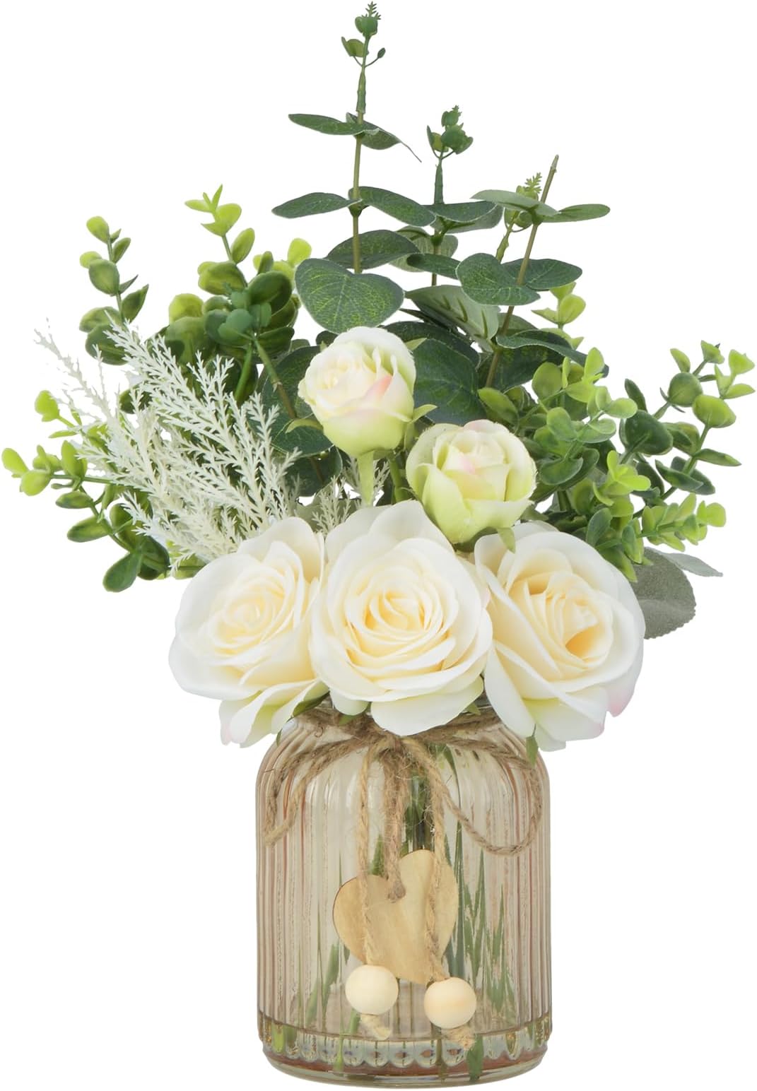 Amazon.com: Eforcase 10 Bunches Bouquet of Artificial Silk Flower ...