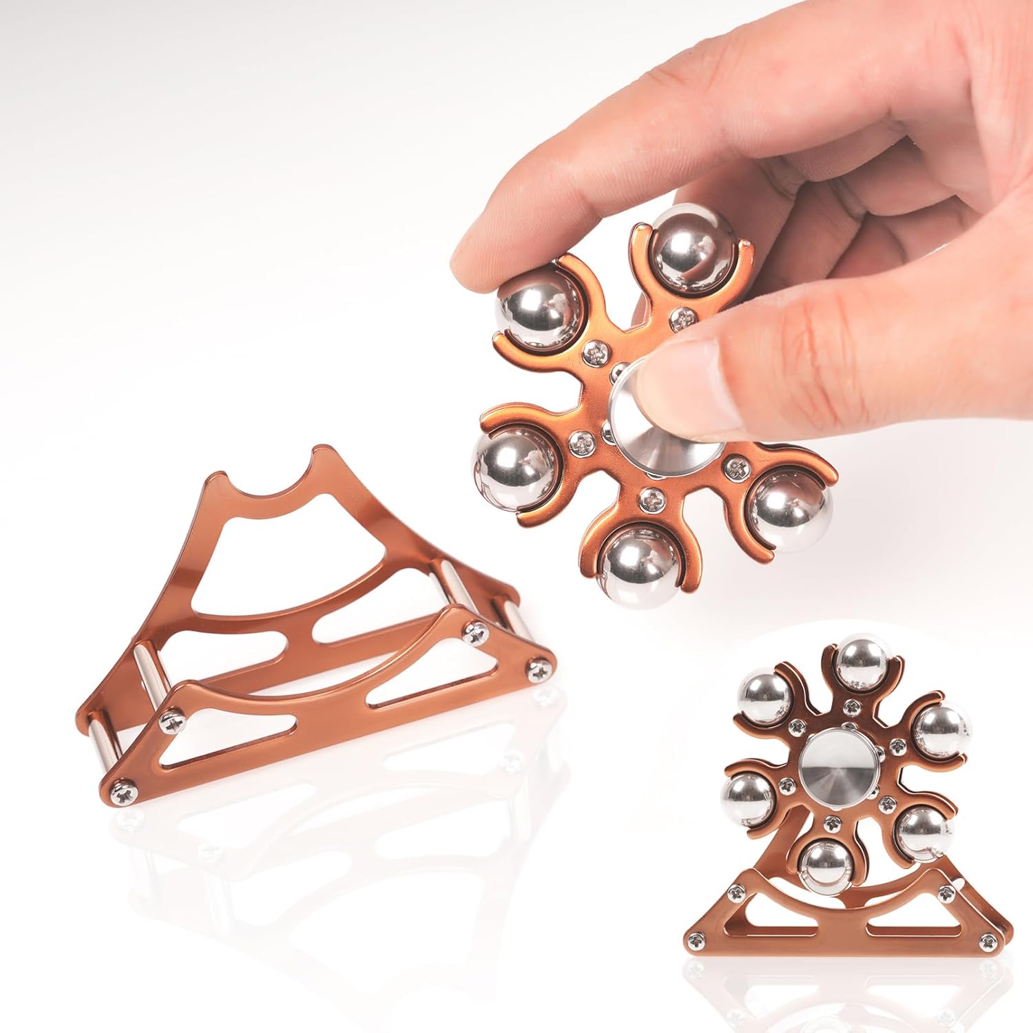 Amazon.com: Desk-Fidget-Toys Ferris-Wheels-Spinner: Metal Kinetic ...