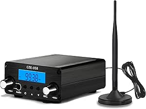 Amazon.com: AZWang 1000FT Long Range FM Transmitter Stereo Mini Radio ...