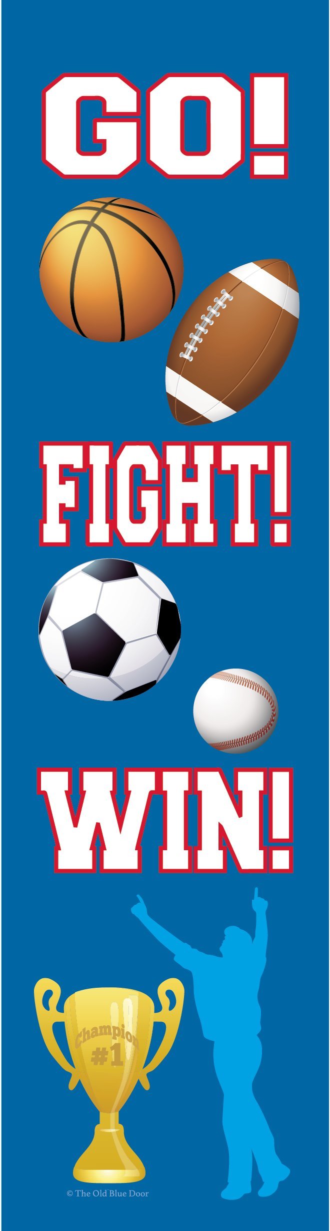 Amazon.com: 24 Sports Bookmarks for Kids - Basketball, Baseball, Soccer ...