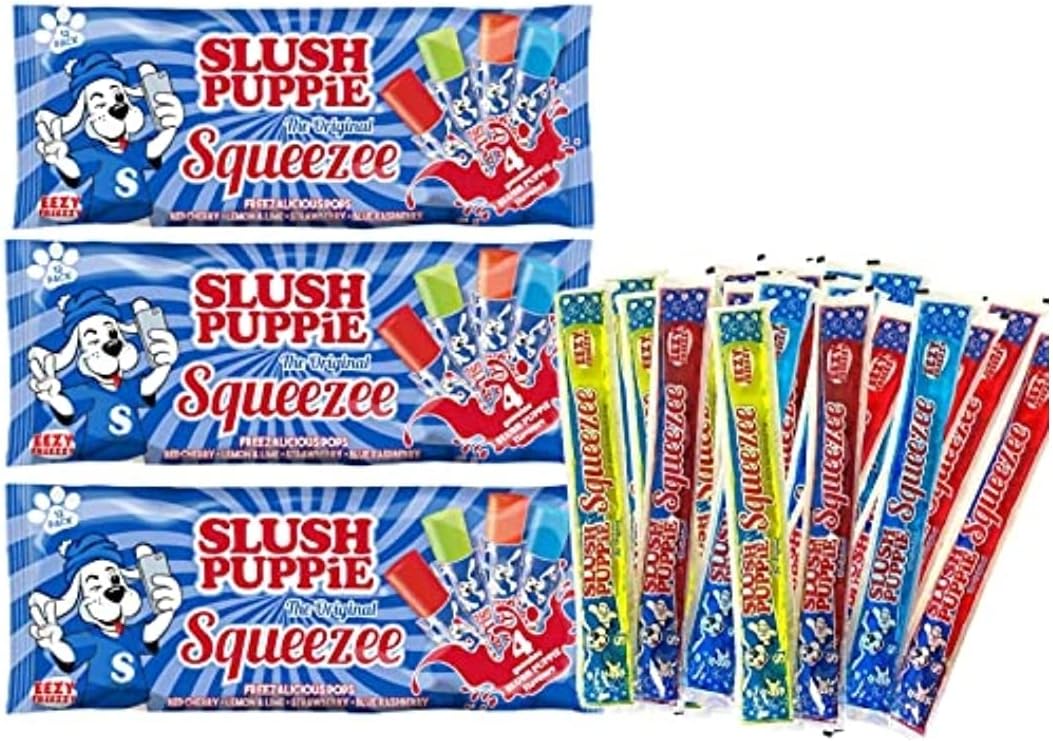 Slush Puppie – The Original Squeeze Freeze Pops – Bâtons de glace ...