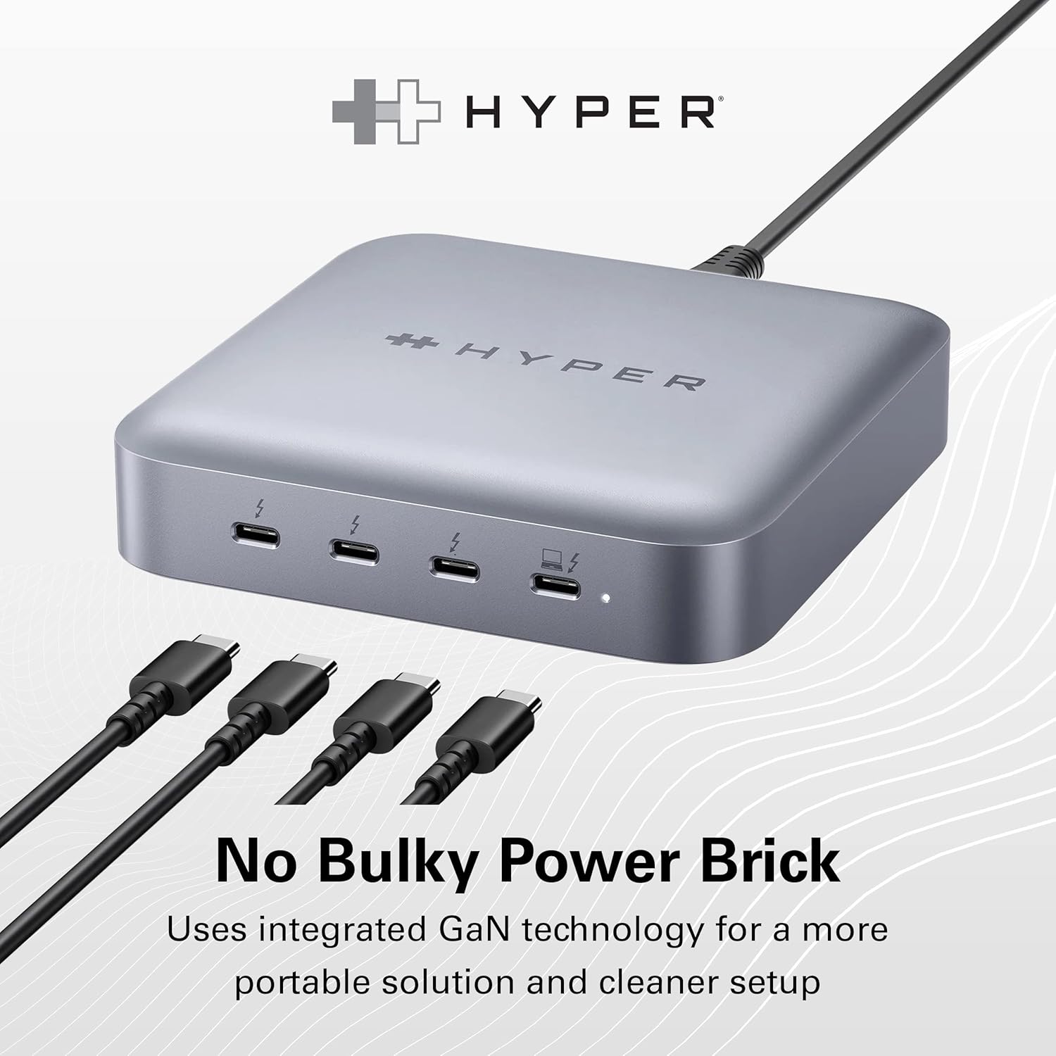 HyperDrive USB-C & Thunderbolt 4 Hub with Integrated GaN Power Source ...
