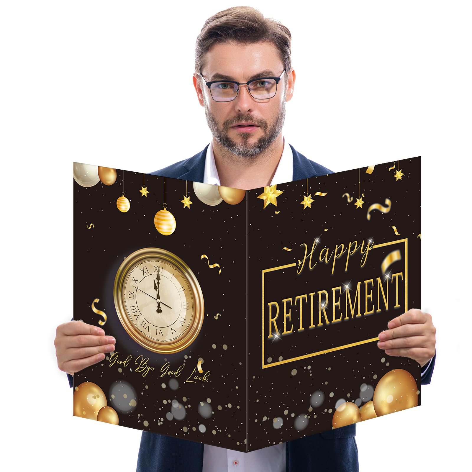 Snapklik.com : Missonemi Jumbo Retirement Card For Women & Men, Large ...