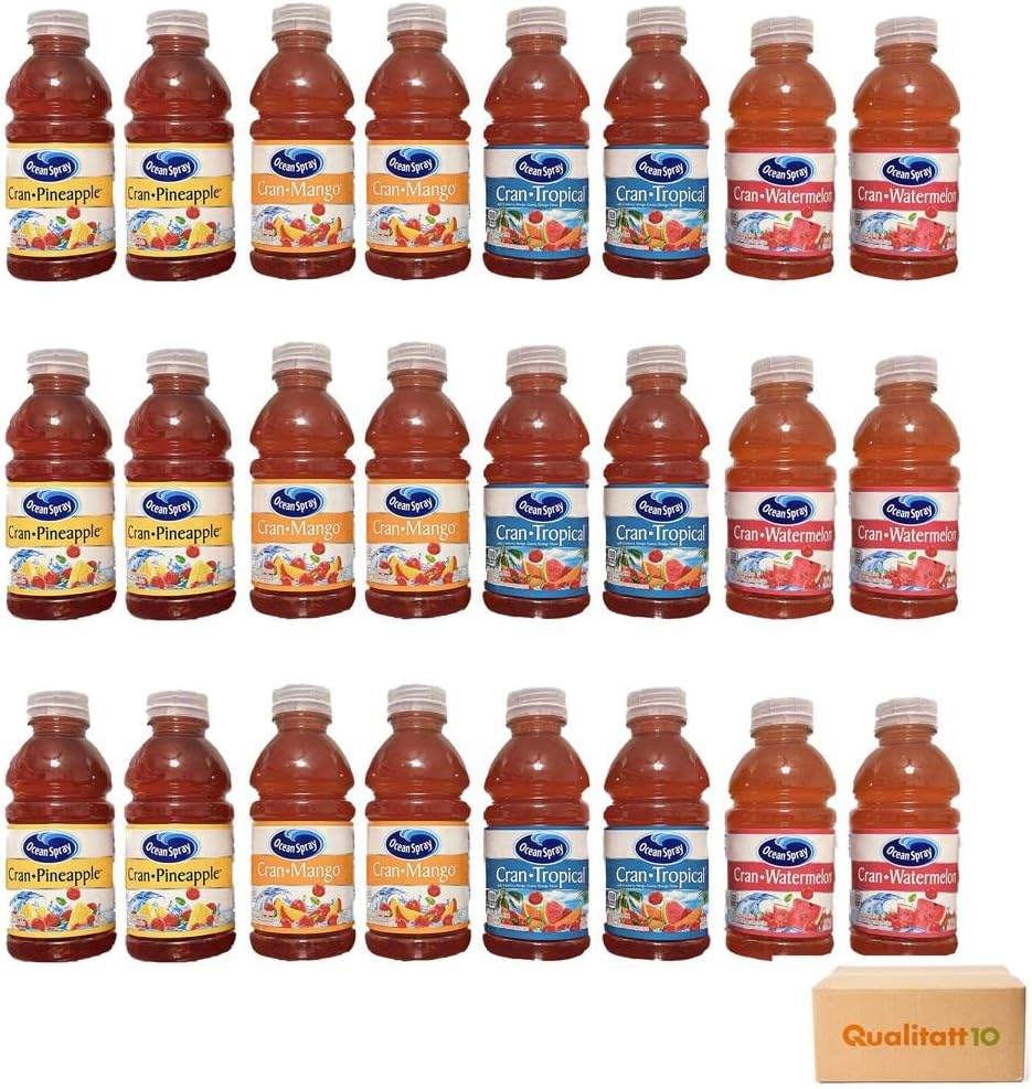 Amazon.com : Ocean Spray Tropical Variety Pack, 24 ct./10 oz. : Grocery ...