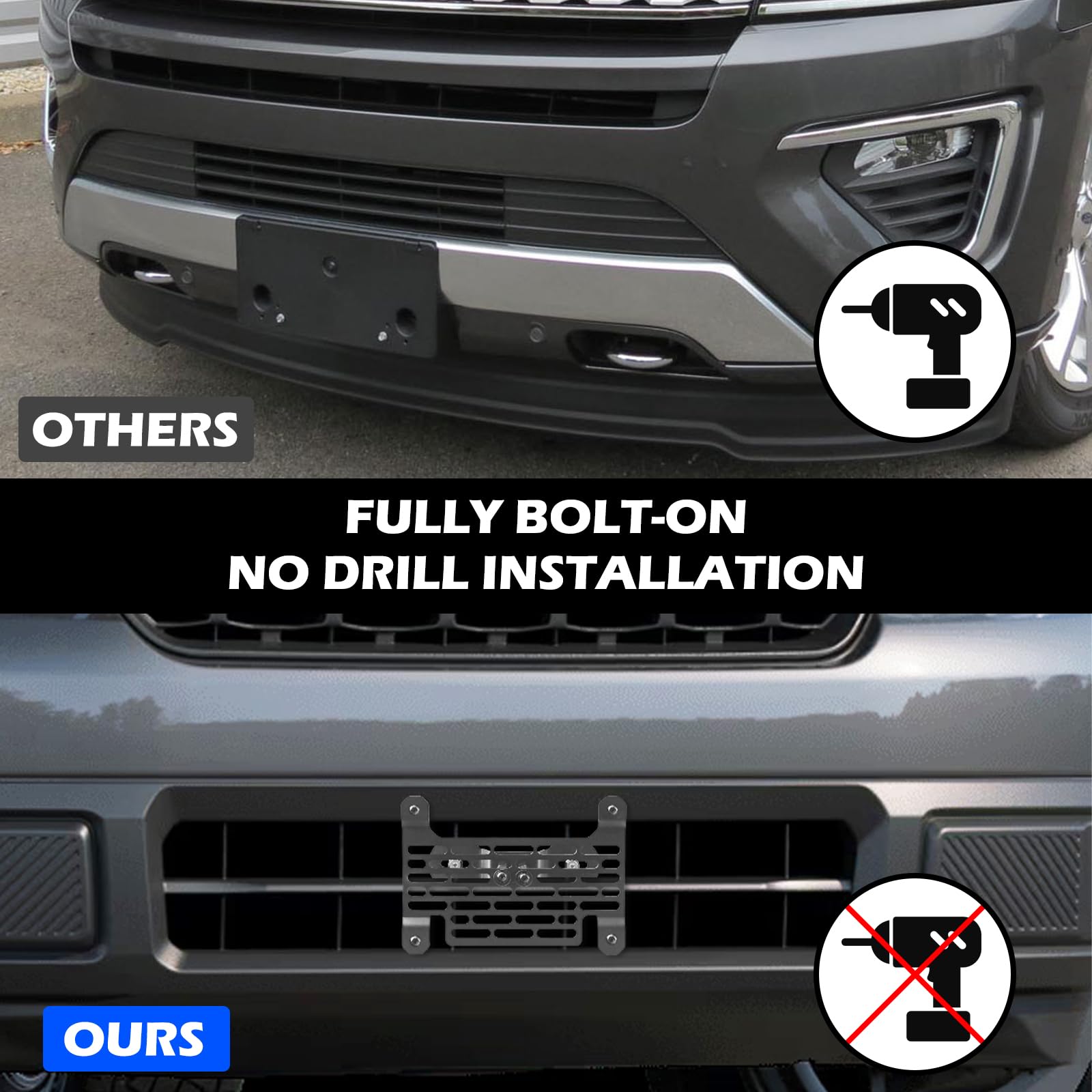 Snapklik.com : TECHPICCO License Plate Frames For Maverick 2022-2026 ...