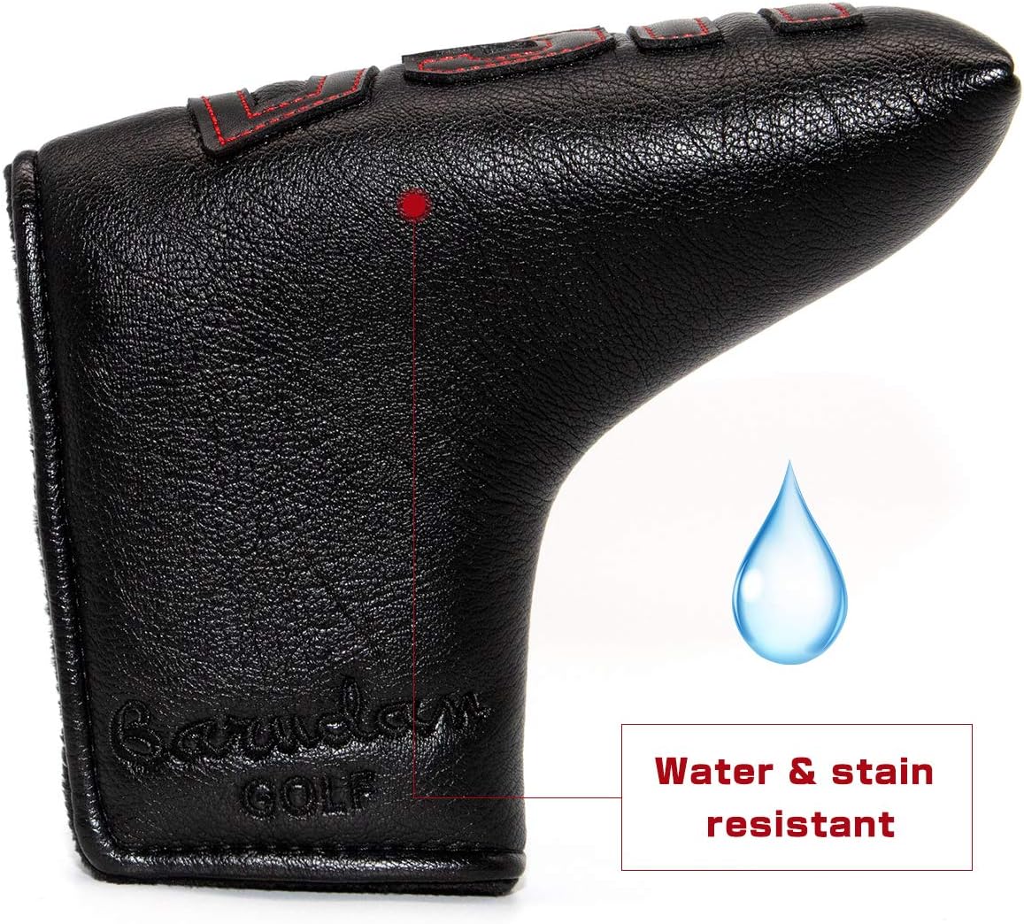 Buy Barudan Golf Black Putter Headcover Covers Cover for Blade Style ...