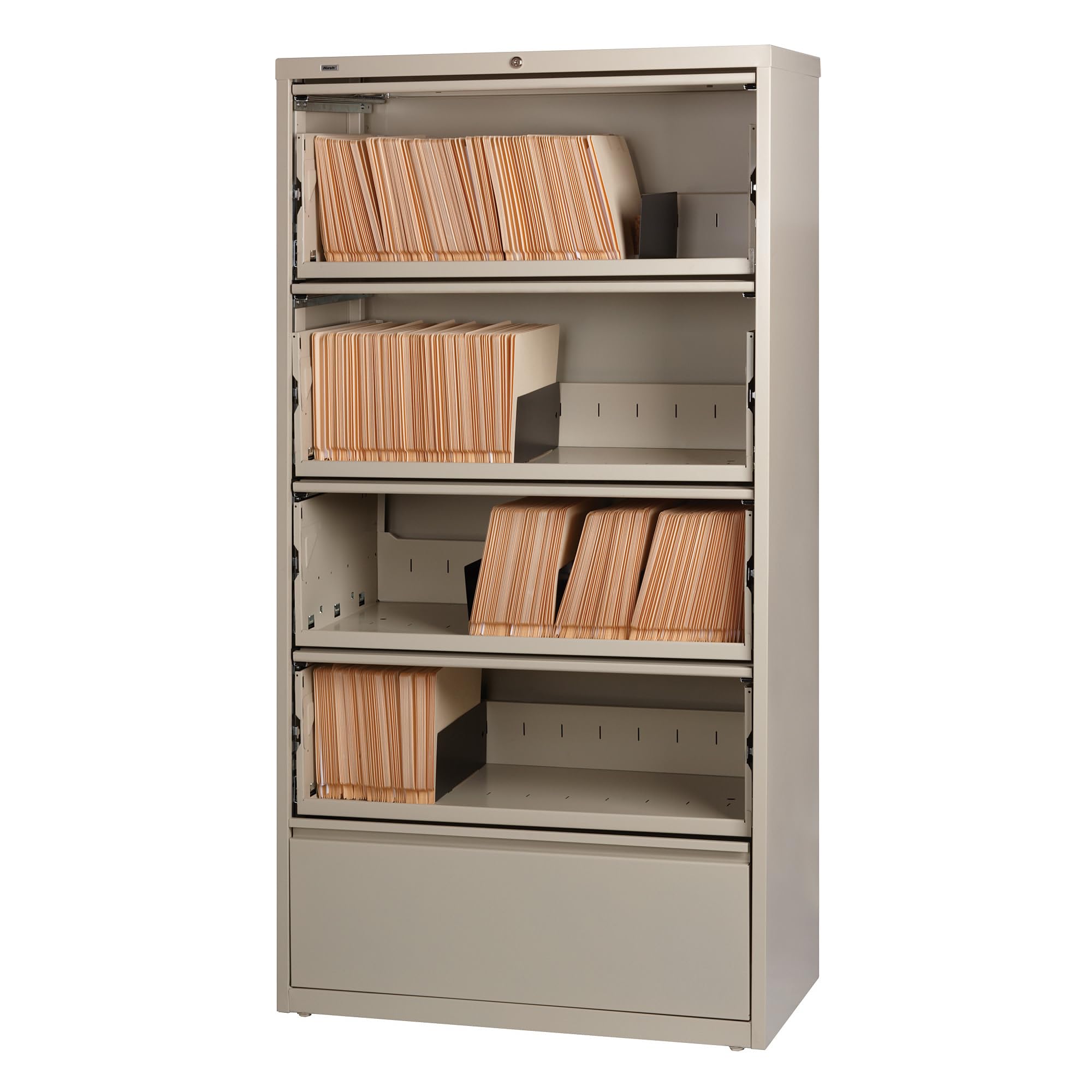 Amazon.com: Lorell LLR43512 Receding Lateral File with Roll Out Sleeves ...