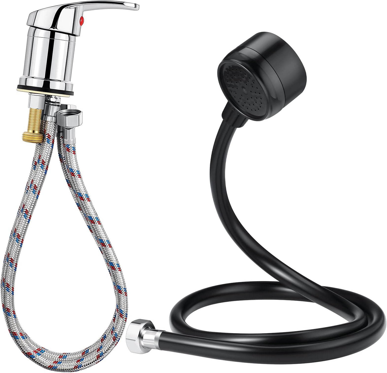 Amazon.com: Treela Brass Shampoo Bowl Faucet and Sprayer Set Shower ...