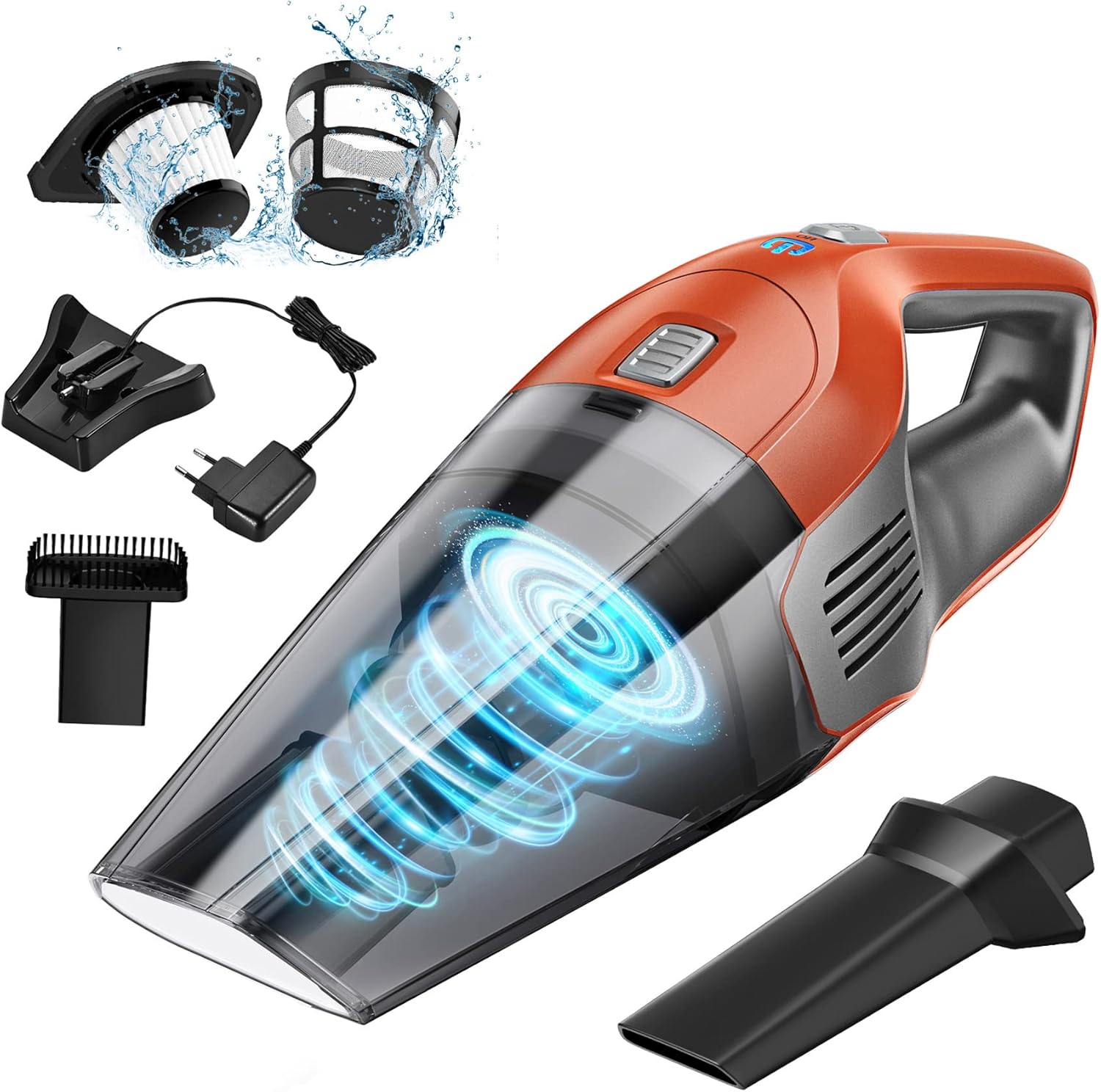Amazon.com - Cordless Handheld Vacuum Cleaner, 8000Pa Strong Suction ...